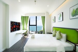 Suite Premium, 1 quarto, vista para a marina | Roupa hipoalergénica, secretária, quartos insonorizados, Wi-fi grátis 