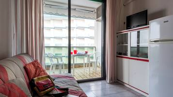 Apartamento, 2 quartos, sacada | Sala de estar