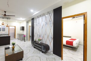 Apartamento, 2 quartos | Sala de estar