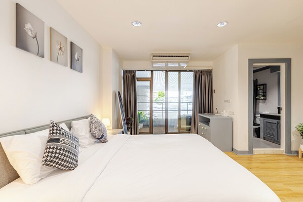 Apartamento Familiar, 2 quartos, não fumadores, varanda | 2 quartos, ferro/tábua de engomar, Wi-fi grátis 