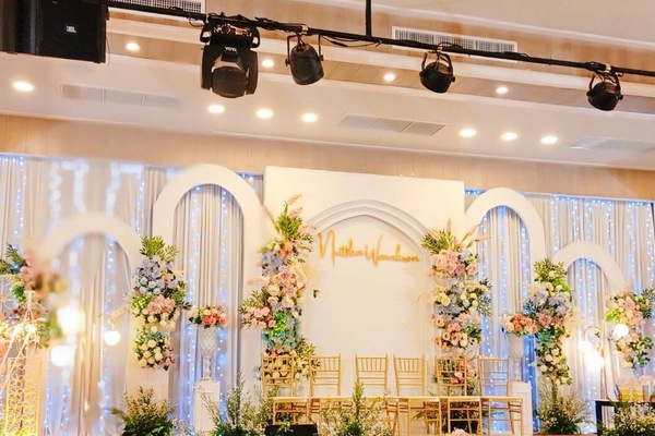 Espaço interior para casamentos