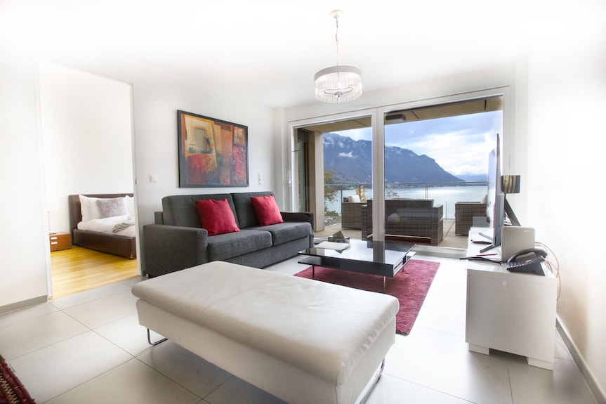 Swiss Hotel Apartments-montreux Montreux One Bedroom Lake View Apartments And Spa C2.4 - 蒙特魯