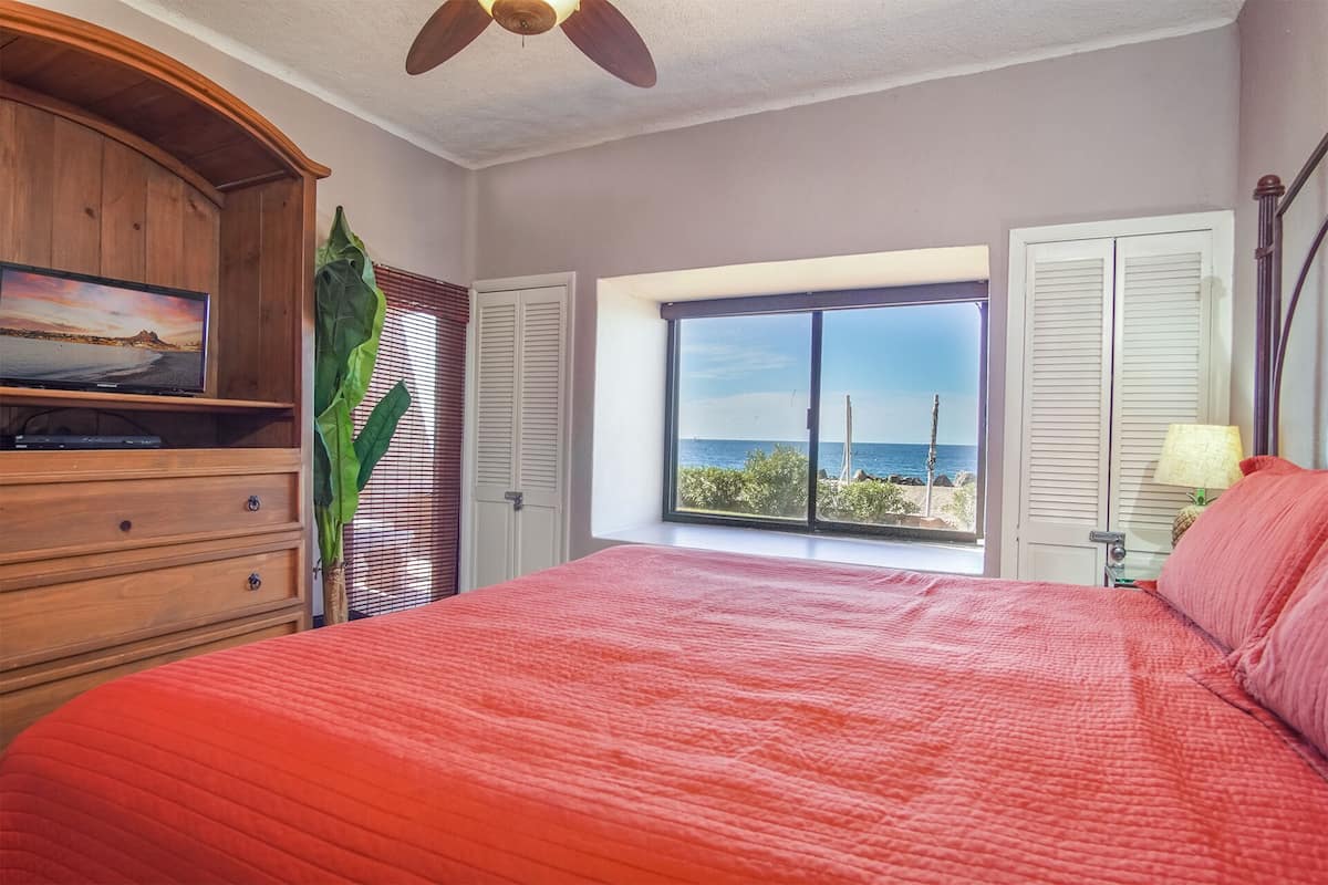 Apartamento em Condomínio Fechado, várias camas, varanda (Marina Pinacate 105) | 2 quartos, com decoração personalizada, com mobília individualizada