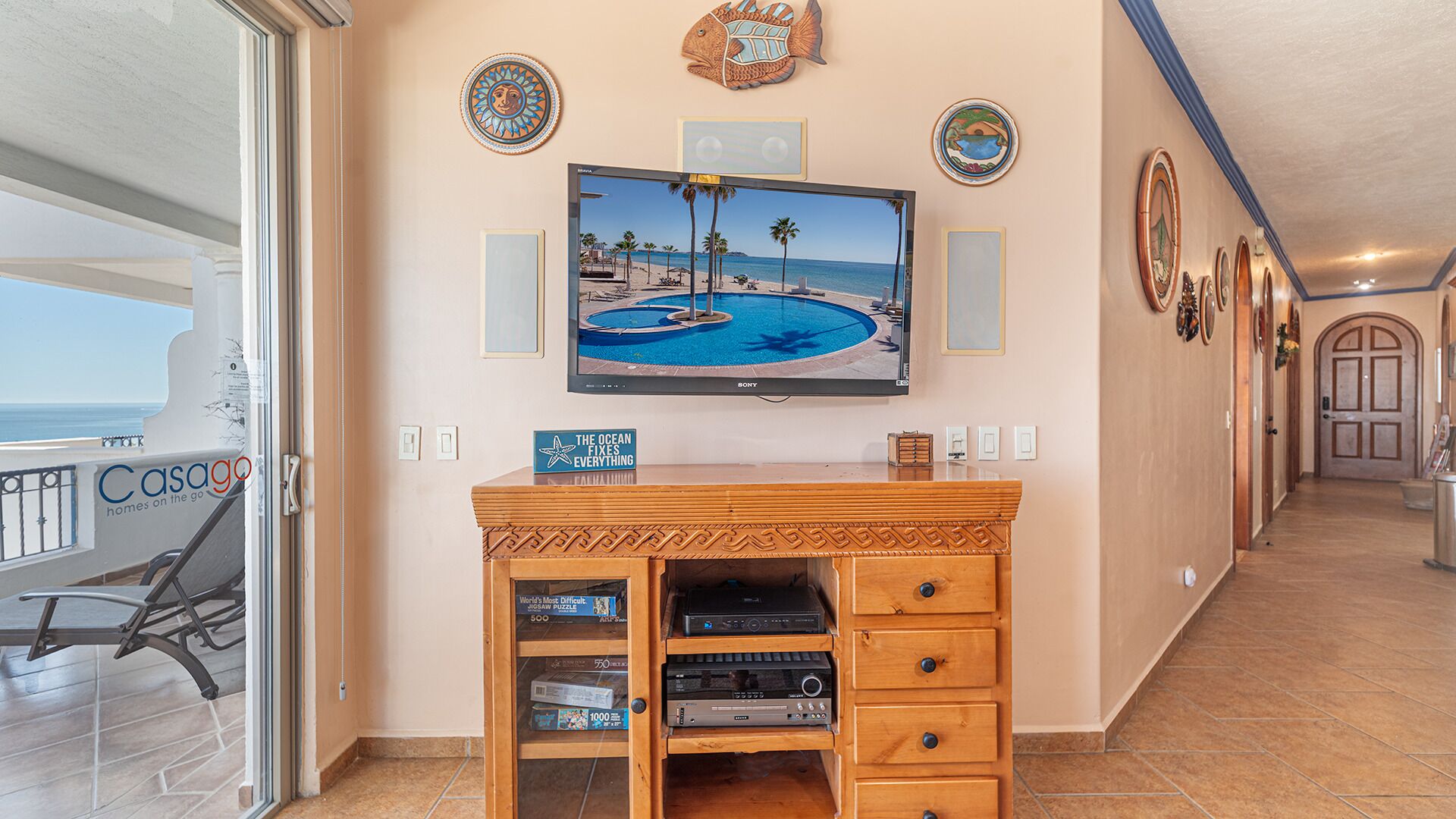 Apartamento em Condomínio Fechado, várias camas, varanda (Casa Blanca CC 405) | Interior