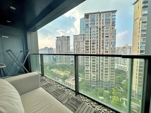 Apartamento Superior, várias camas, aceitam-se animais de estimação, Vista para a cidade | Vista da varanda