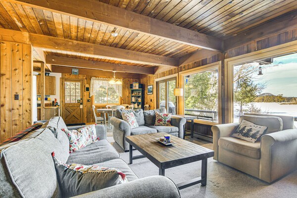 Million-dollar View: Waterfront Cabin In Bridgton! - Bridgton, ME