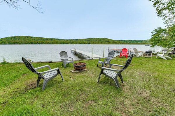 Lakefront Home W/ Private Dock In Alpine! - Mark Twain State Park, Horseheads