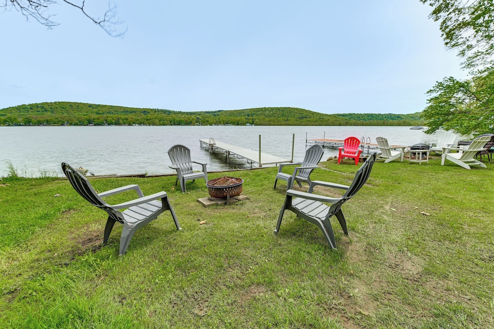 Lakefront Home W/ Private Dock In Alpine! - State of New York