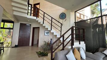 Villa de Luxo, vista para a praia | Sala de estar