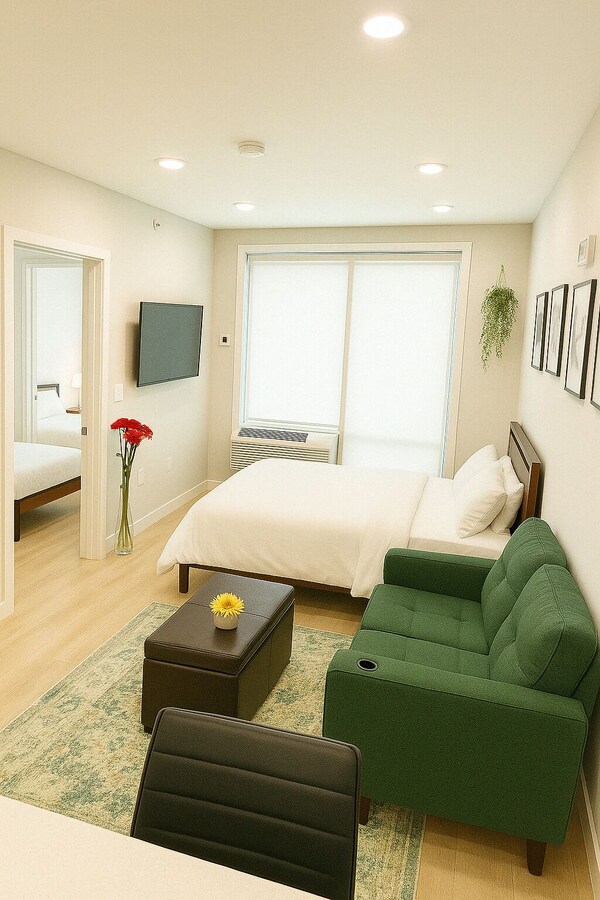 现代一卧室一浴室公寓 - 布魯克林