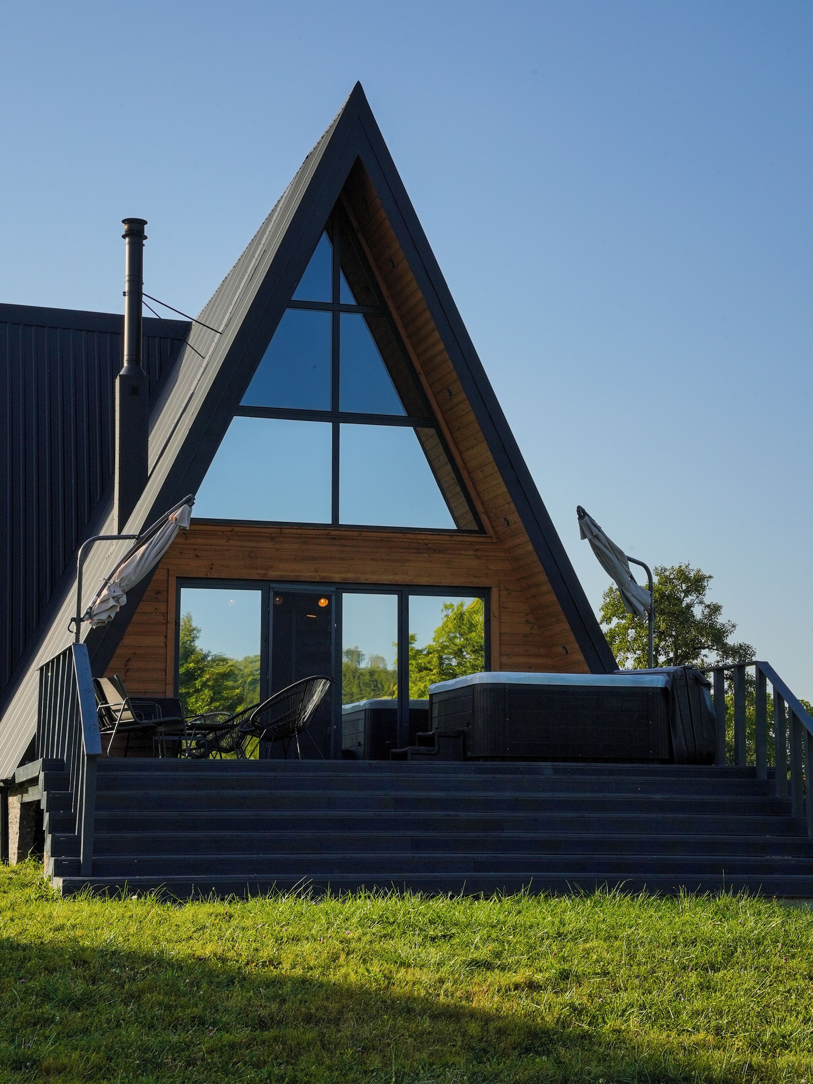 Chalé (Fire Chalet) | Terraço/pátio interior
