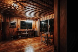 Cabana luxo, vista para a montanha | Cozinha privada