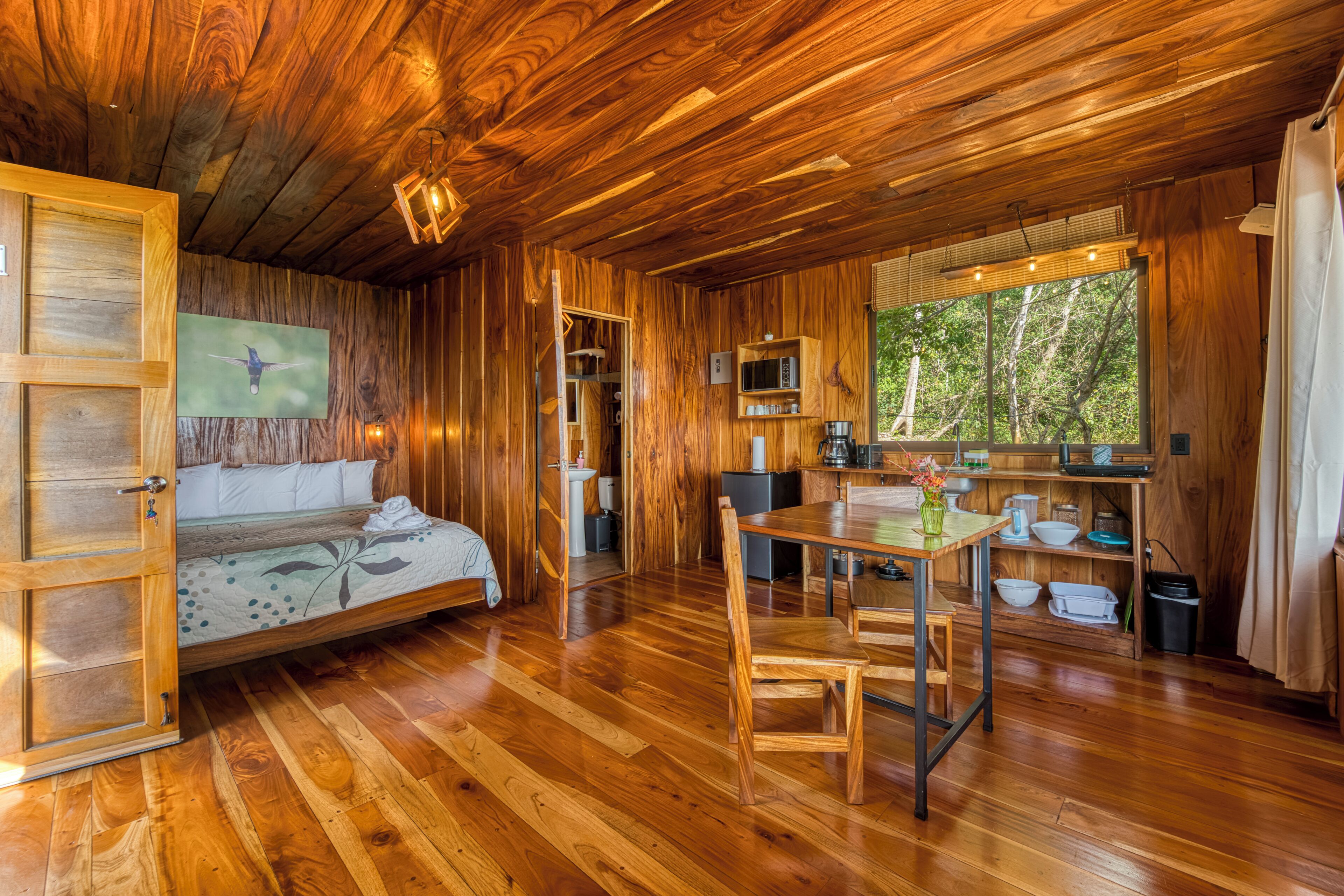 Cabana de Madeira Deluxe, vista para a montanha | Wi-fi grátis 