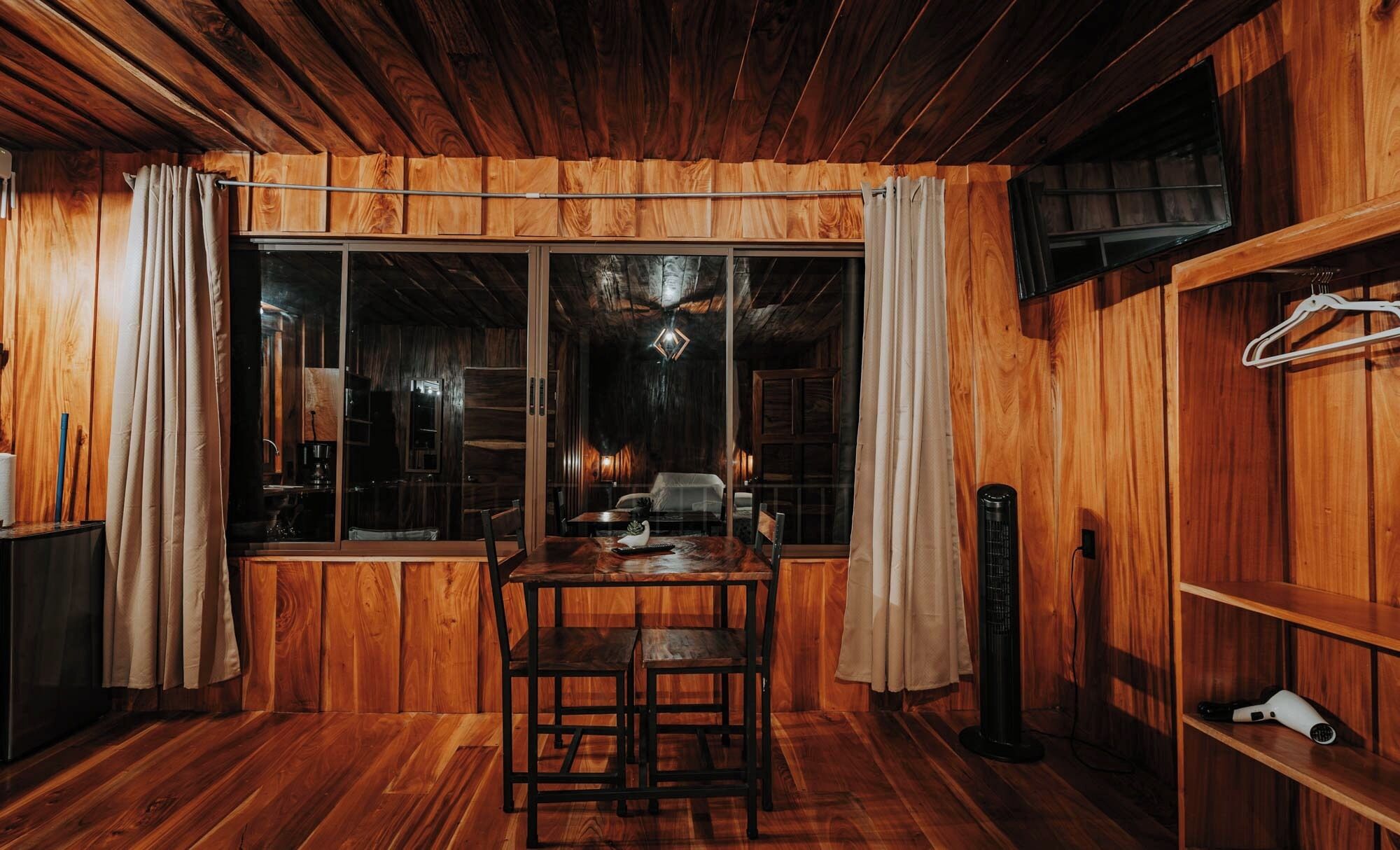 Cabana de Madeira Deluxe, vista para a montanha | Cozinha privada