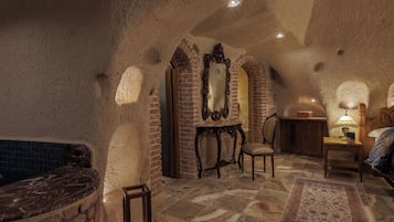 Suíte sênior (Caves) | Roupas de cama de algodão egípcio, roupas de cama premium