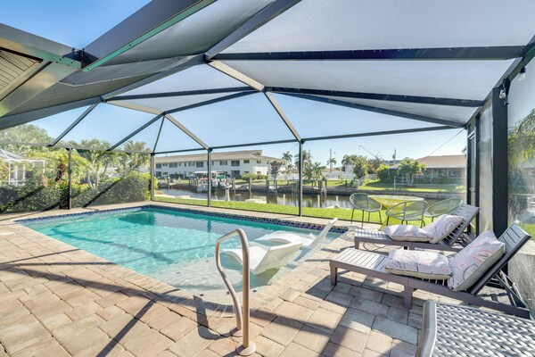 Canal Access! Pet-friendly Cape Coral Group Escape - Sanibel Island, FL