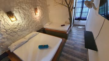 Quarto Duplo, vista para o jardim | Ferro/tábua de engomar, Wi-fi grátis