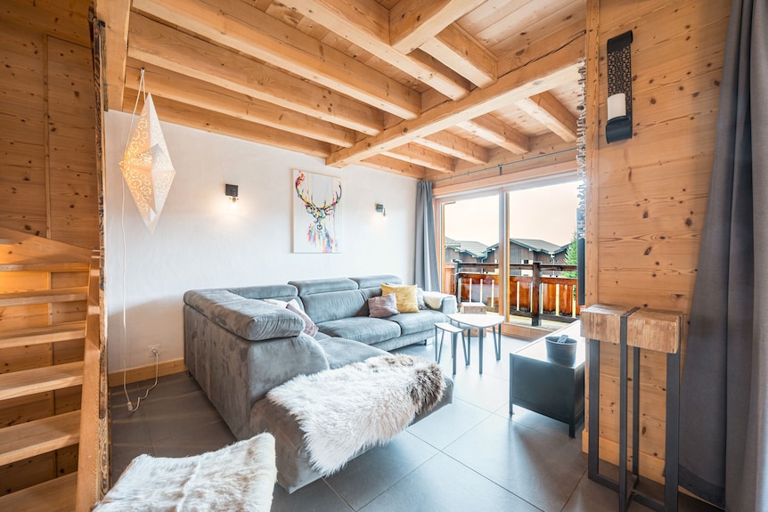 Appartement 'Chalet A - O Saisies' Met Uitzicht Op De Bergen, Privéterras En Wifi - Areches Beaufort