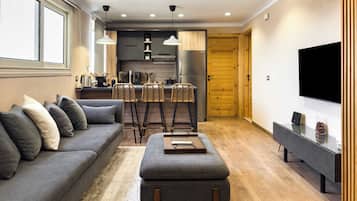 Apartamento Básico | Sala de estar | Televisor