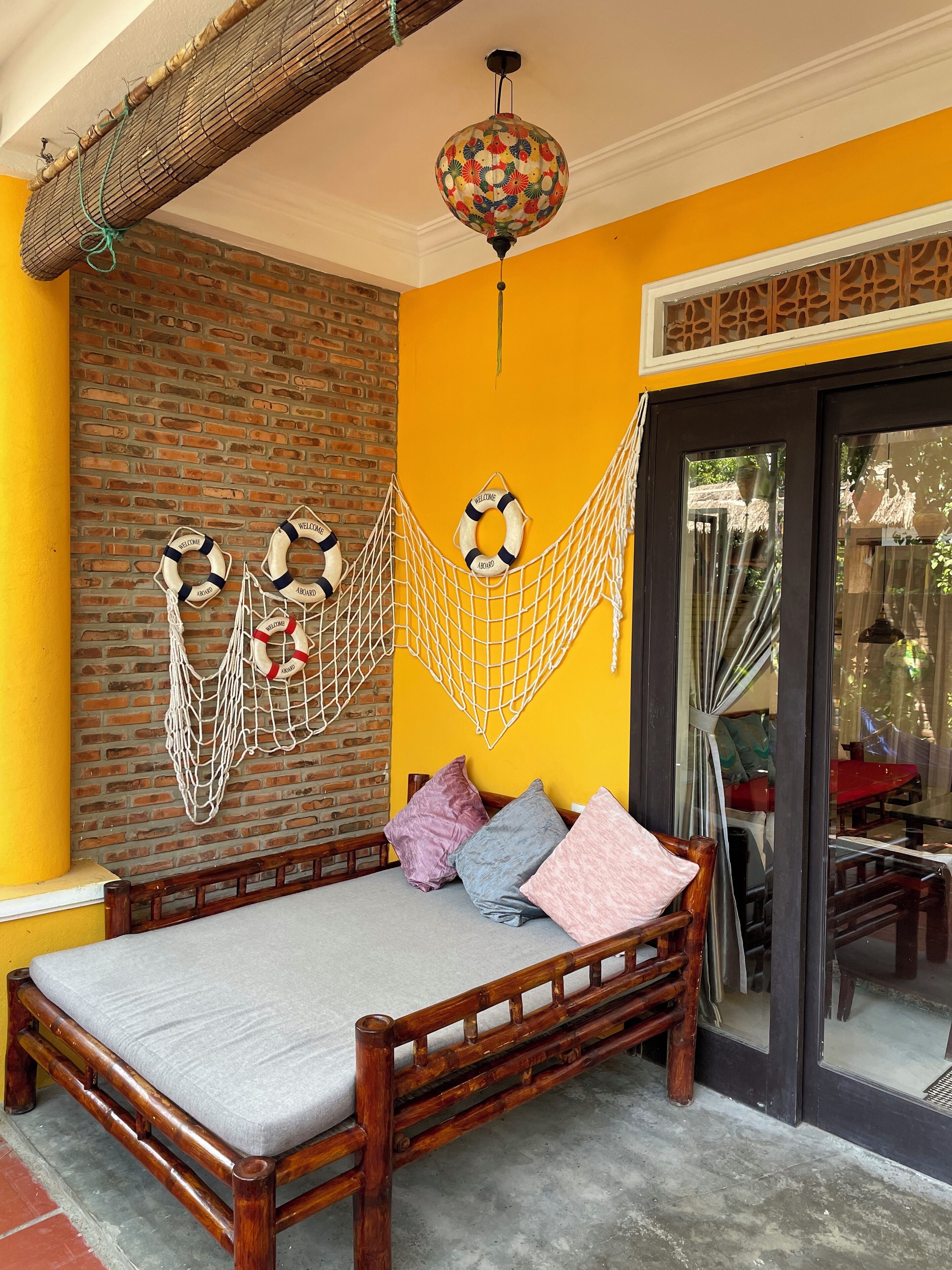 Villa Deluxe, cozinha, vista para o jardim | Terraço/pátio interior