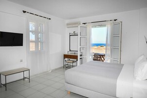 Quarto Duplo ou Twin, vista para o mar | Cofre no quarto, cortinas/cortinados opacos, quartos insonorizados 