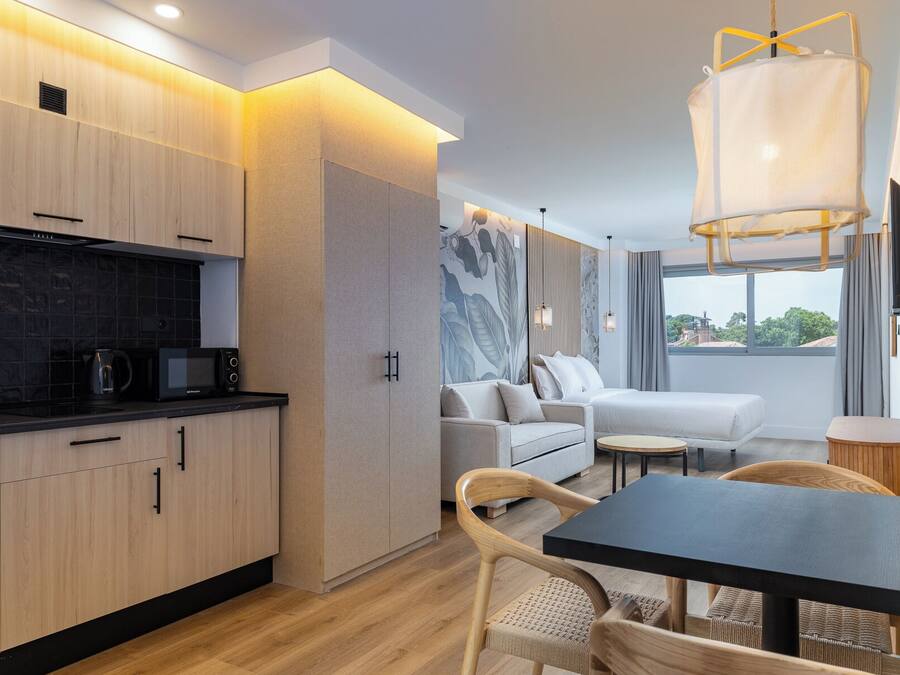 Estúdio Júnior | Wi-fi grátis, roupa de cama fornecida