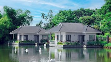 Villa | 1 quarto, roupa de alta qualidade, camas de colchão viscoelástico