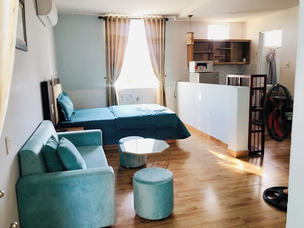 Economy Studio | balcony, beach-near, central, garden café on ground floor - Da Nang | Vrbo