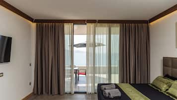Suite Comfort, vista para o mar, junto à praia | 1 quarto, quartos insonorizados, Wi-fi grátis