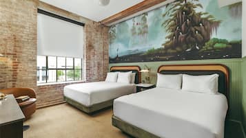 Quarto, 2 camas Queen, acessível, banheira (Mobility & Hearing)