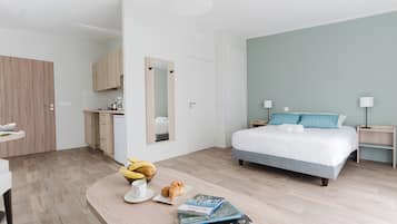 Estúdio Clássico | 1 quarto, Wi-fi grátis, roupa de cama fornecida