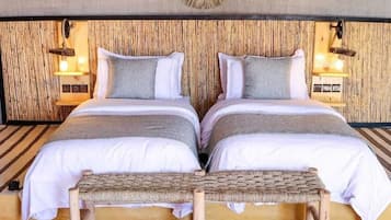 Deluxe Twin Tent, Desert View | Wi-Fi de cortesia