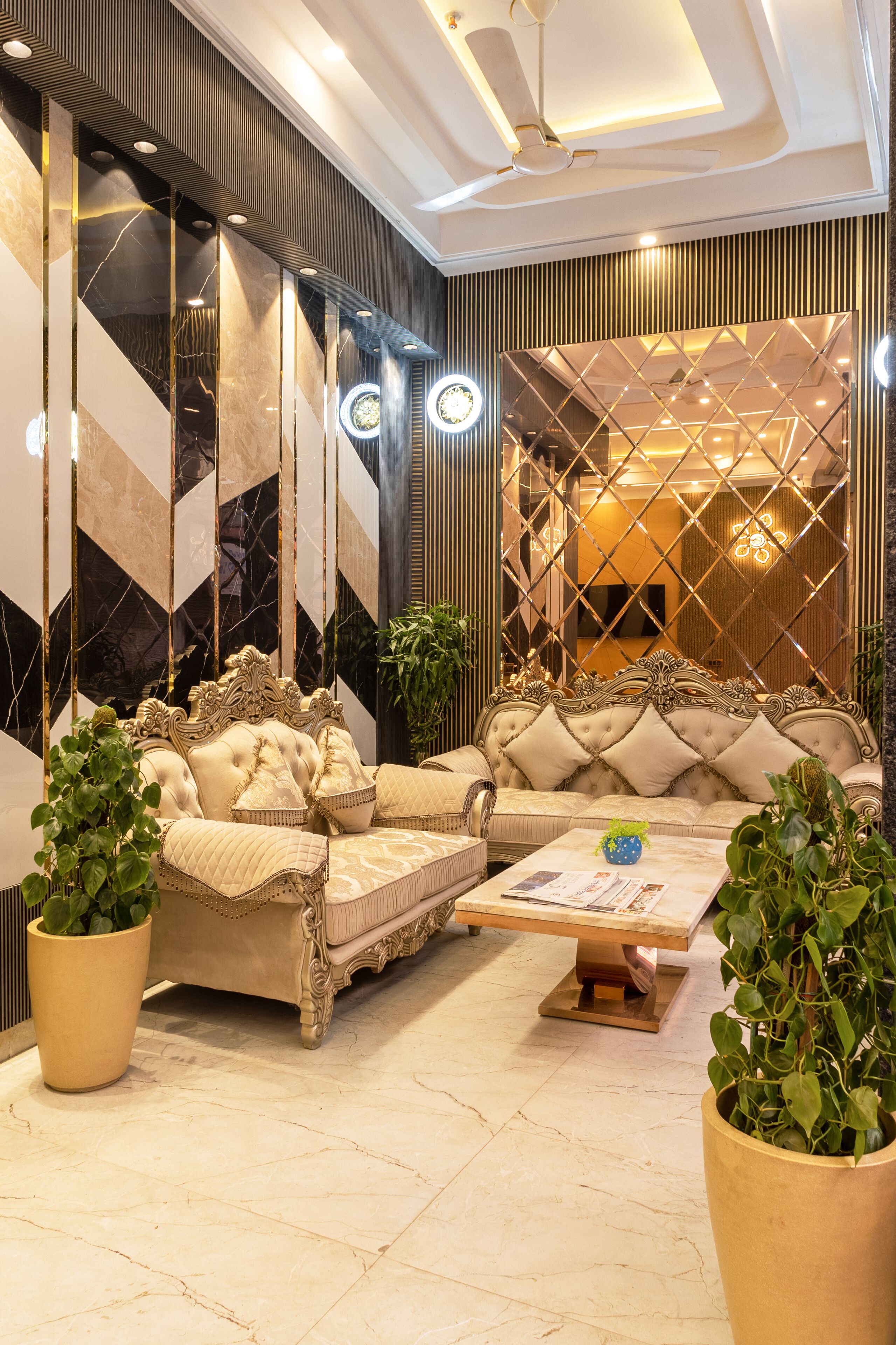 Sala de estar do lobby