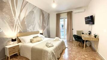 Quarto Duplo | Quartos insonorizados, ferro/tábua de engomar, Wi-fi grátis