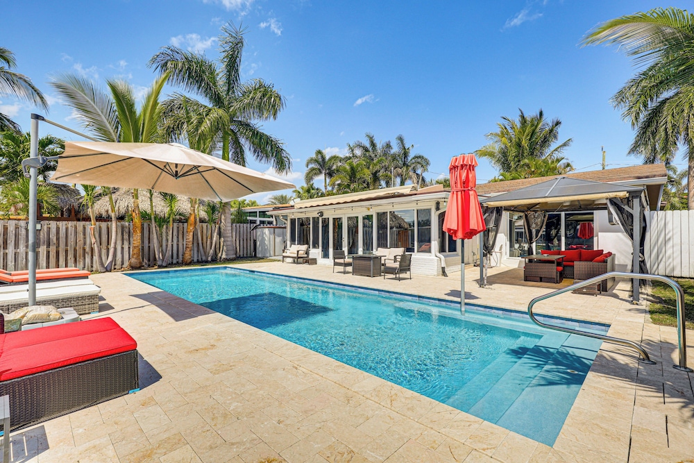 Outdoor Oasis W/ Private Pool: Dania Beach Retreat - Fort Lauderdale
