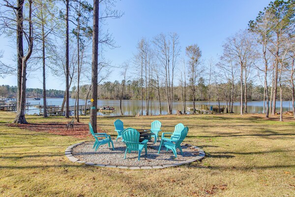 Private Dock, Fire Pit: Lake Murray Family Escape! - Gilbert, SC
