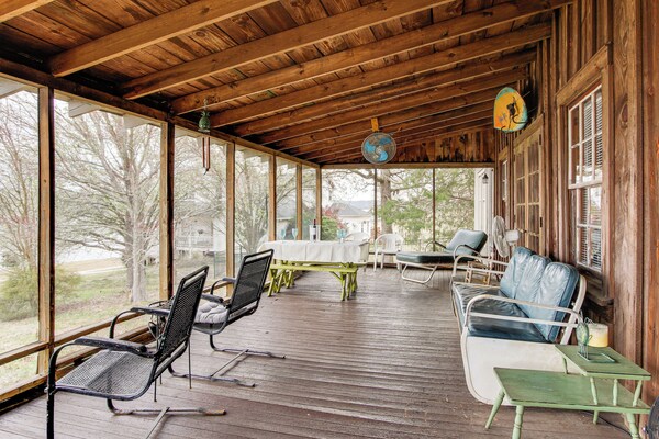 Private Dock + Porch: Serene Lake Greenwood Escape - Lake Greenwood, SC