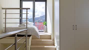 Villa, 2 quartos, vista para o jardim | 2 quartos, cofre no quarto, quartos insonorizados