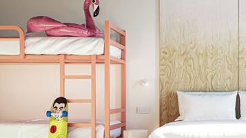 1 quarto, roupa de alta qualidade, camas de colchão pillowtop