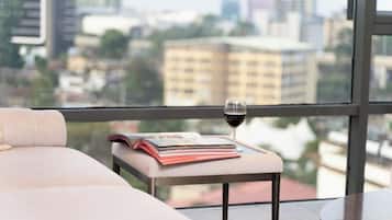 Vista para a cidade desde o alojamento