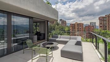 Apartamento elite, terraço | Terraço/pátio