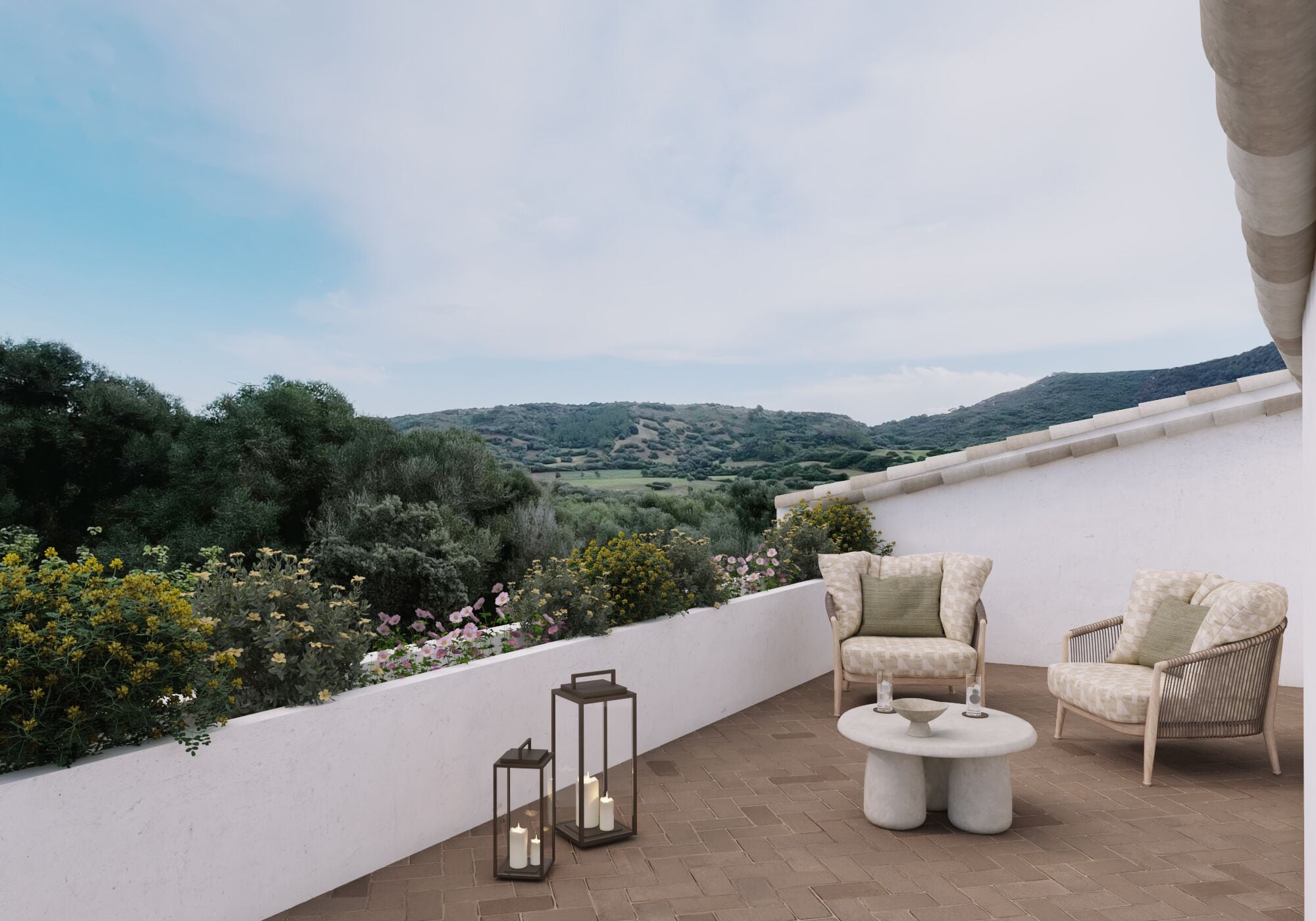 Suite Júnior (Santa Agueda) | Terraço/pátio interior