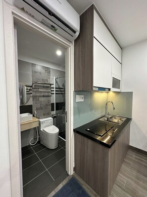 Estúdio | Cozinha privada | Minifrigorífico 