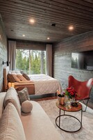 Roupas de cama premium, cofres nos quartos