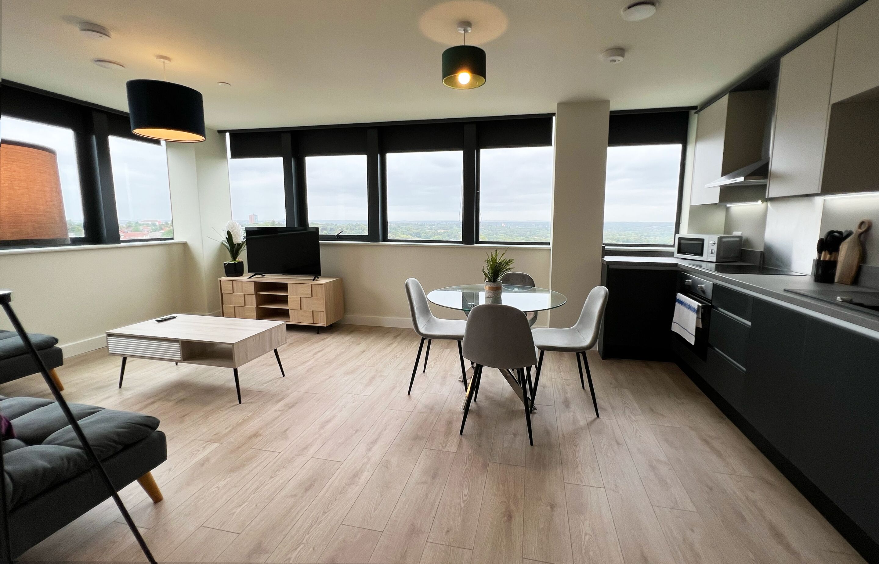 Apartamento luxo, banheiro privativo, vista para o vale (Two Bedroom) | Lounge