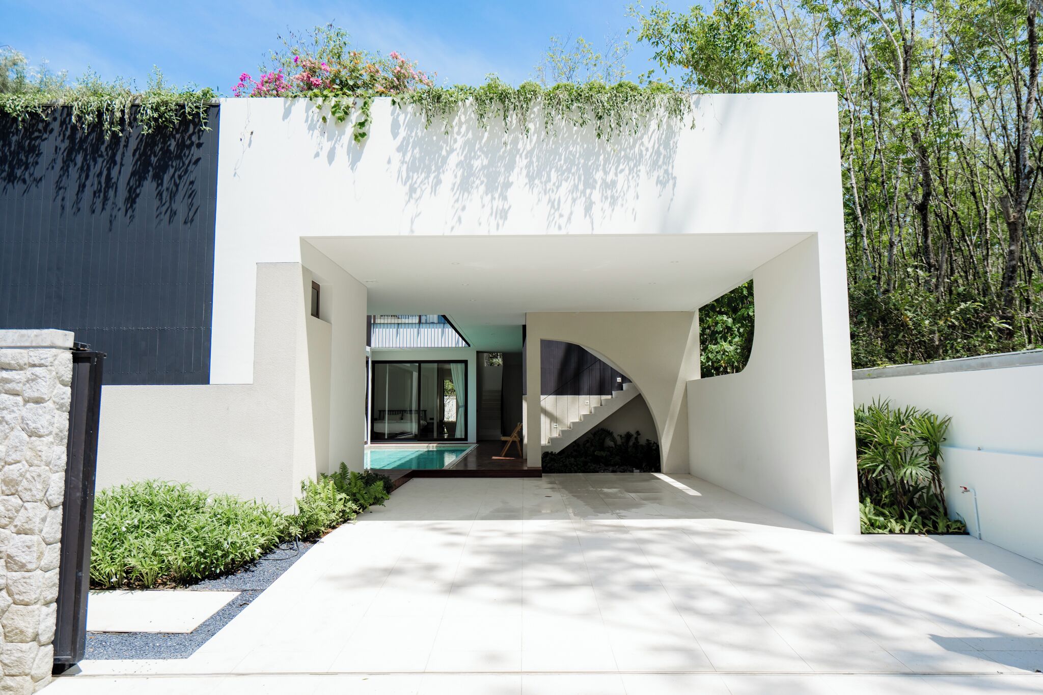 Fachada da propriedade