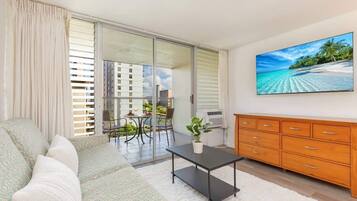 Apartamento (1 Bedroom) | Sala de estar