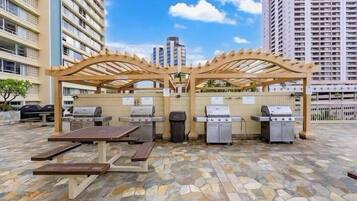 Área para churrascos e piqueniques