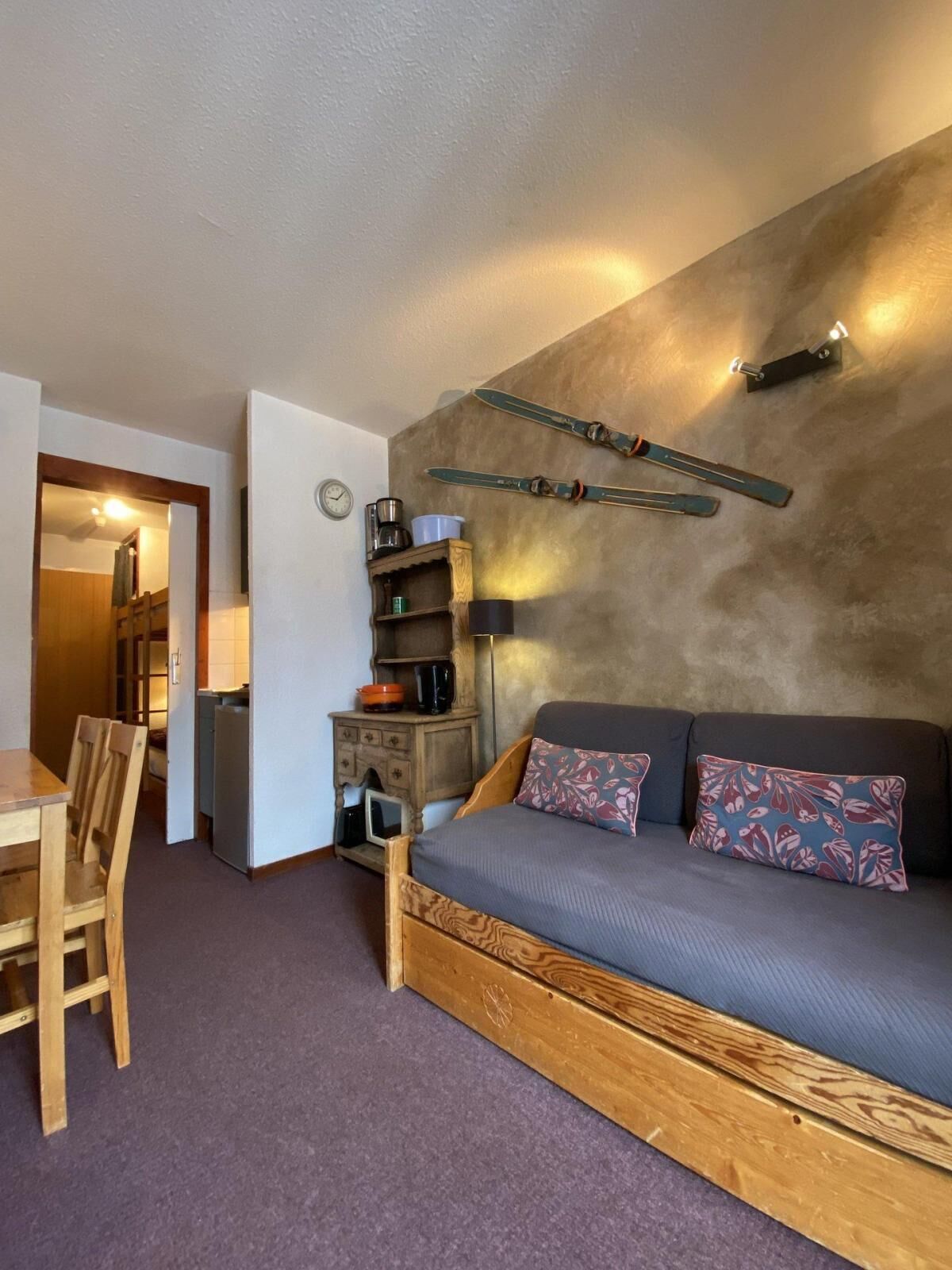 200m From Resort Center, 3rd Floor, Balcony, Tv, Ski Locker, 17m², Valfréjus - La Norma