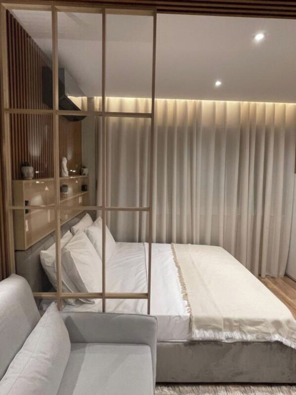 Apartamento | 1 quarto, Wi-fi grátis, roupa de cama fornecida